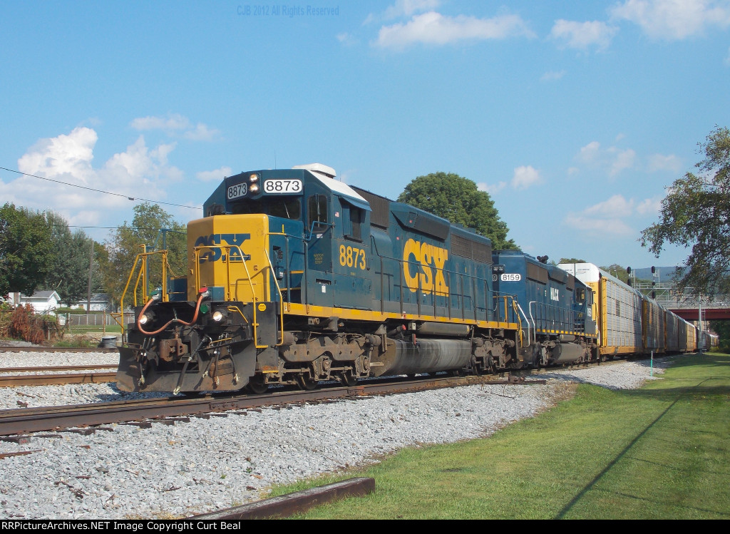 CSX 8873 and HLCX 8159